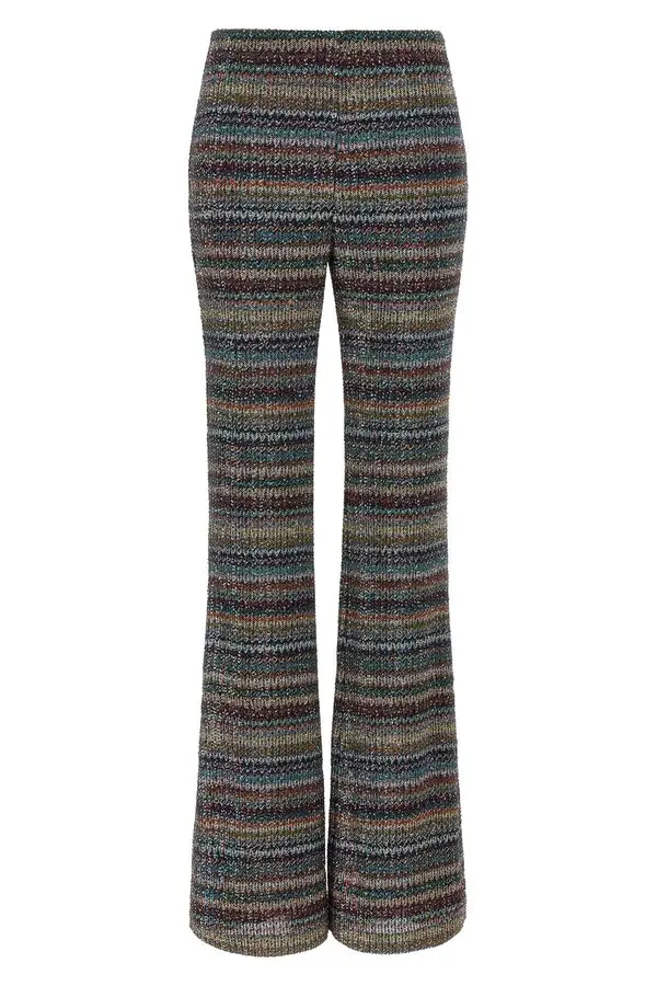 Missoni Woven Greek Key Motif Trousers - Multi