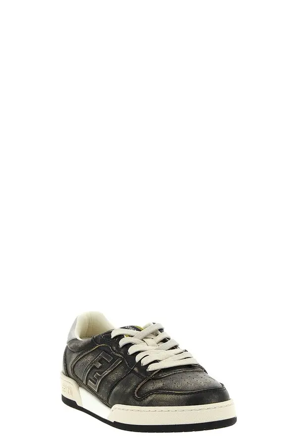 Fendi Match Leather Sneaker