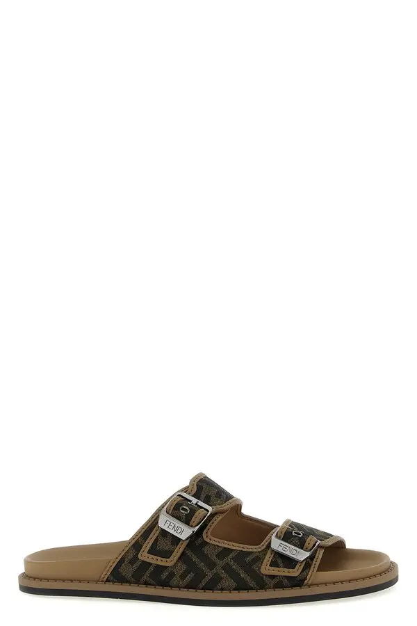 Fendi Sandal With Ff Jacquard Motif
