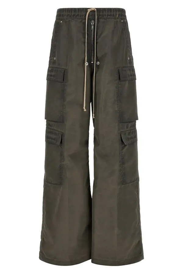 Rick Owens Double Cargo Jumbo Belas' Trousers - Gray