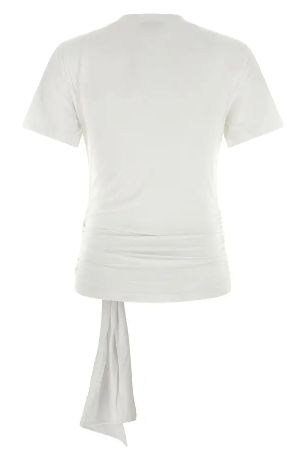 7 For All Mankind Draped Detail T-shirt