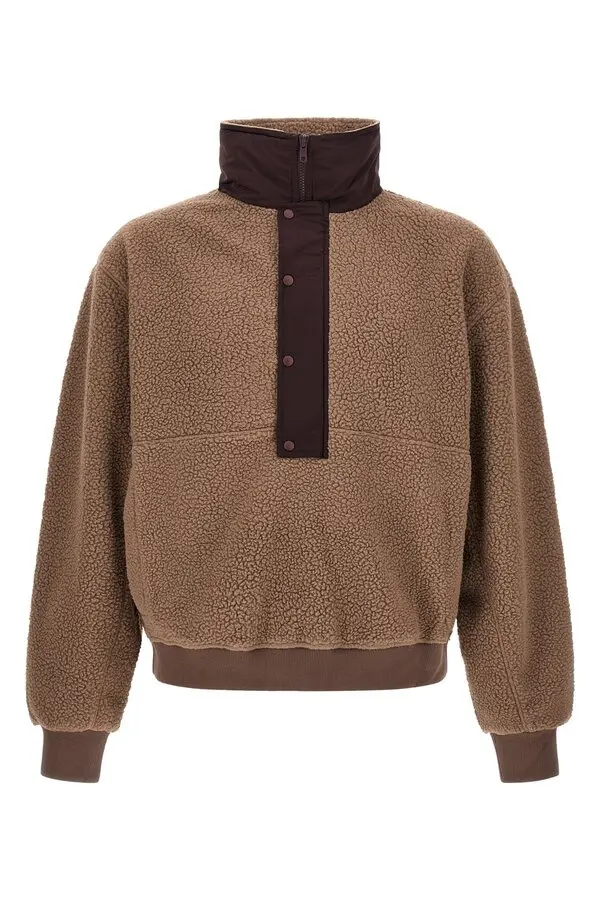 ENTIRE STUDIOS System Half Zip Fleece Sweatshirt