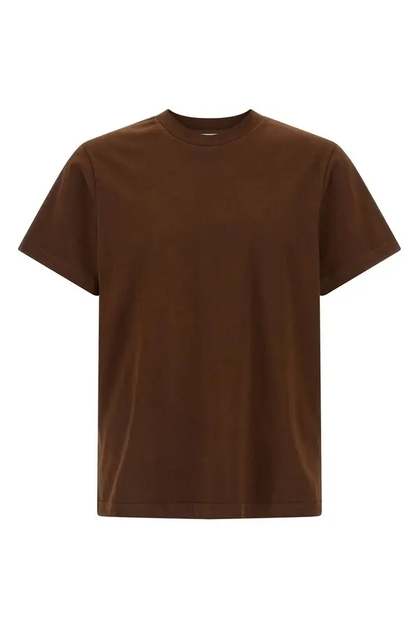 ENTIRE STUDIOS Structured Cotton T-shirt - Brown
