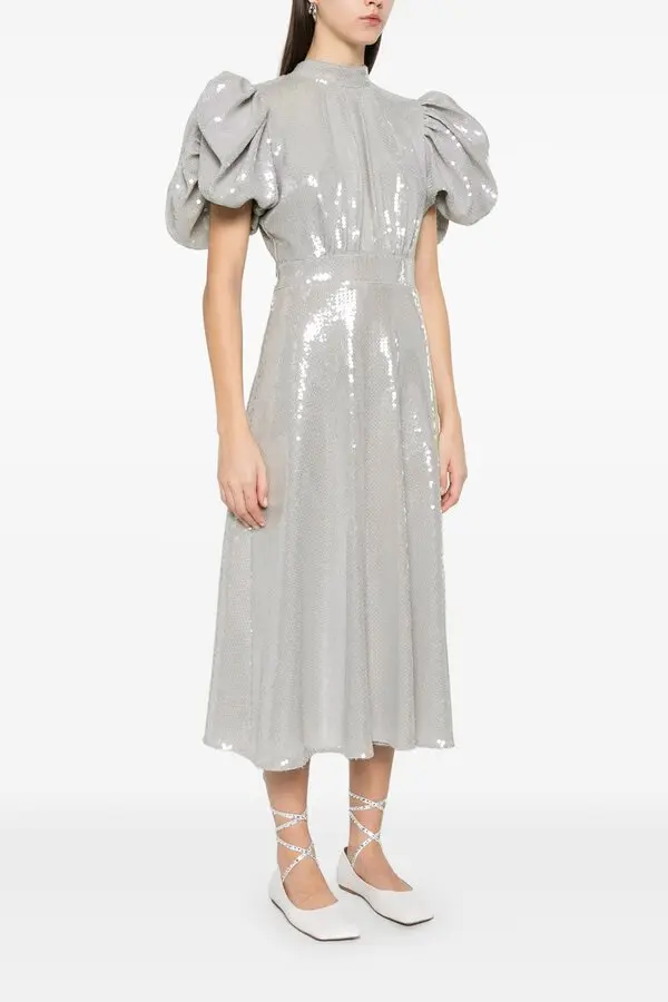 ROTATE BY BIRGER CHRISTENSEN Dress 'sequin Midi Puff Dress