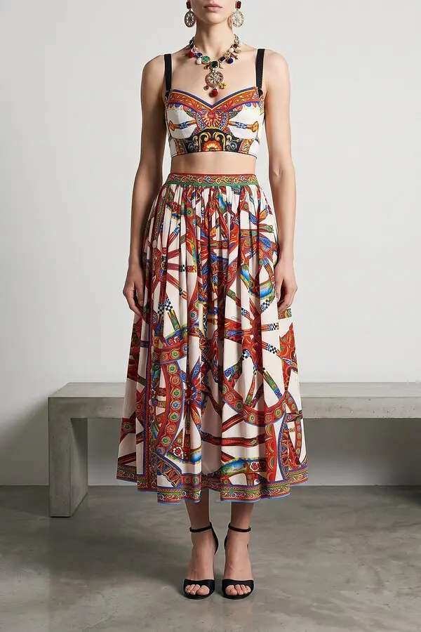 Dolce & Gabbana Carretto' Skirt