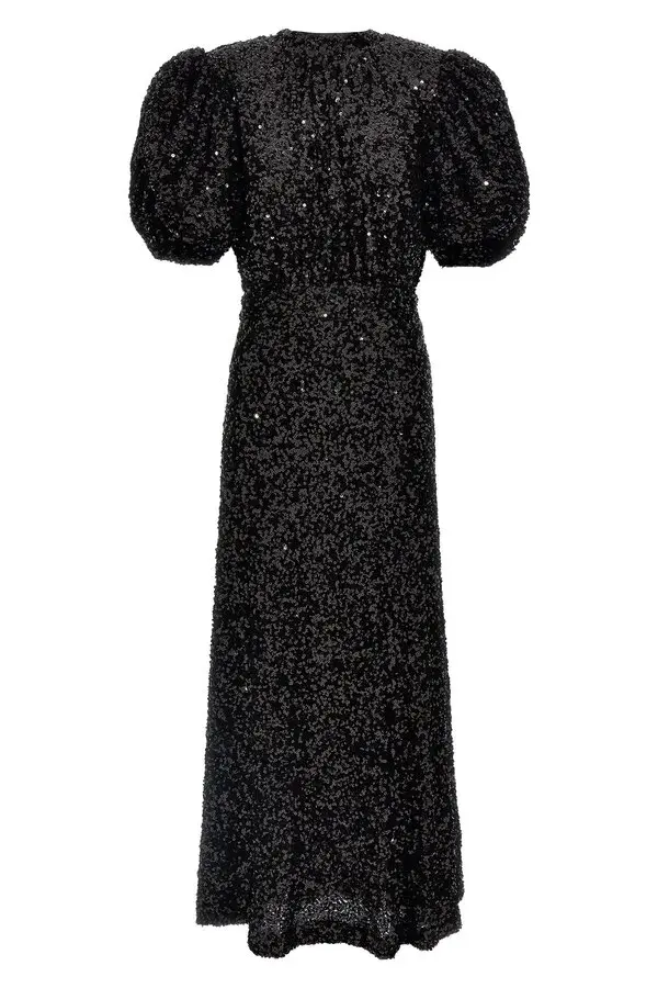 ROTATE BY BIRGER CHRISTENSEN Sequin Midi Dress