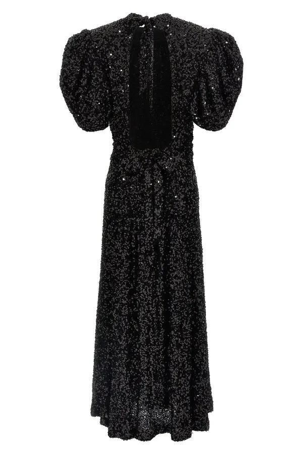 ROTATE BY BIRGER CHRISTENSEN Sequin Midi Dress