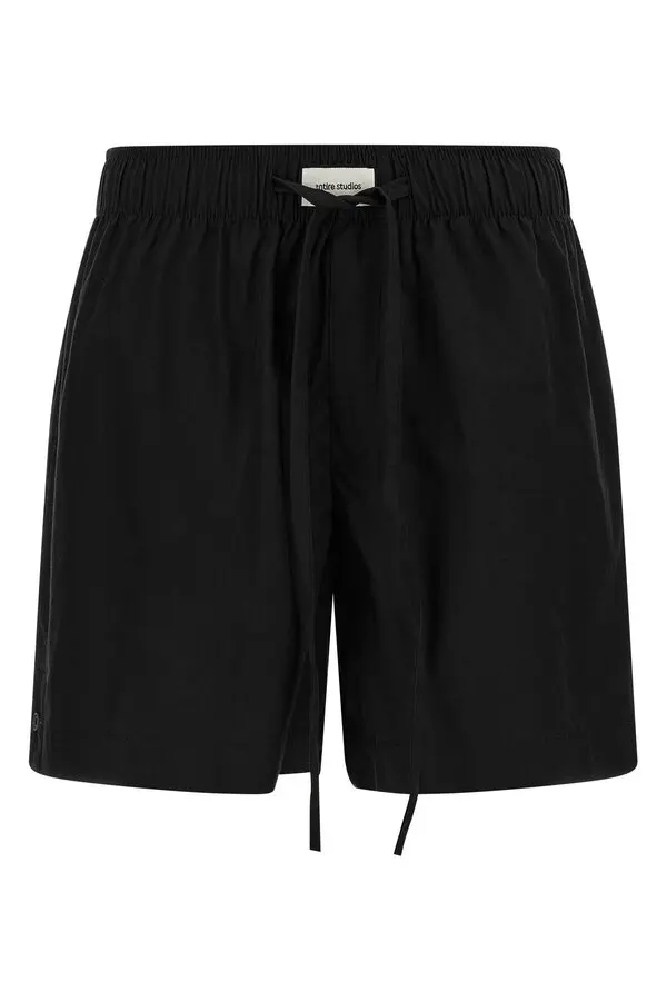 ENTIRE STUDIOS Drawstring Shorts - Black