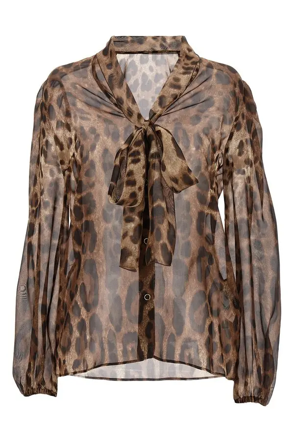 Dolce & Gabbana Shirt 'stampa Animalier Allover - Multi