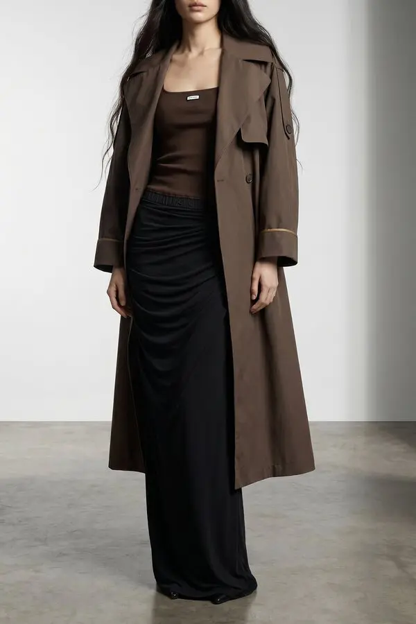 ENTIRE STUDIOS Draped Maxi Skirt