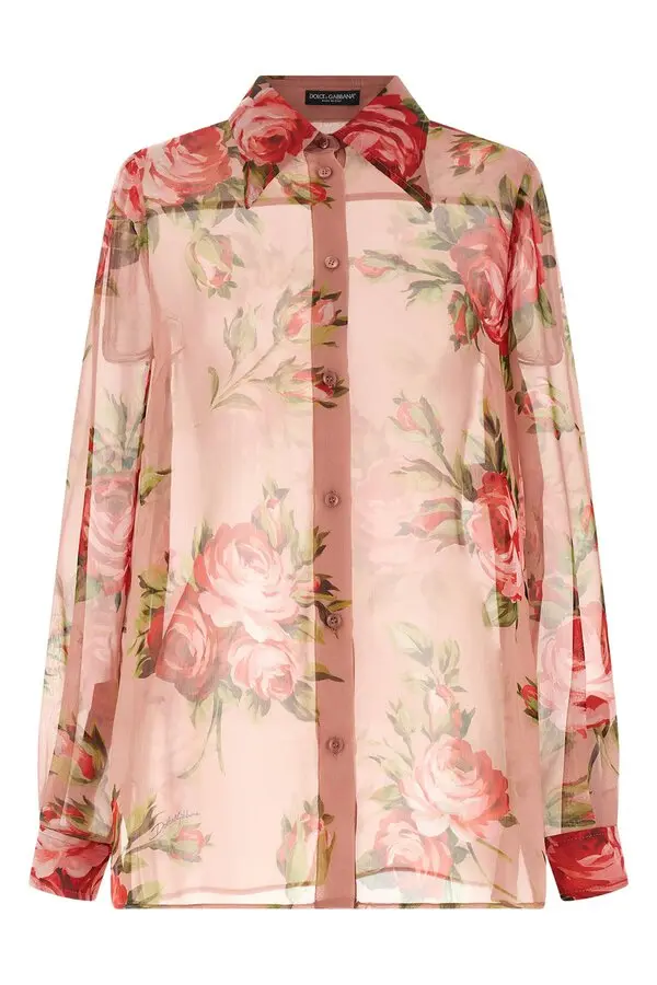 Dolce & Gabbana Silk Chiffon Shirt