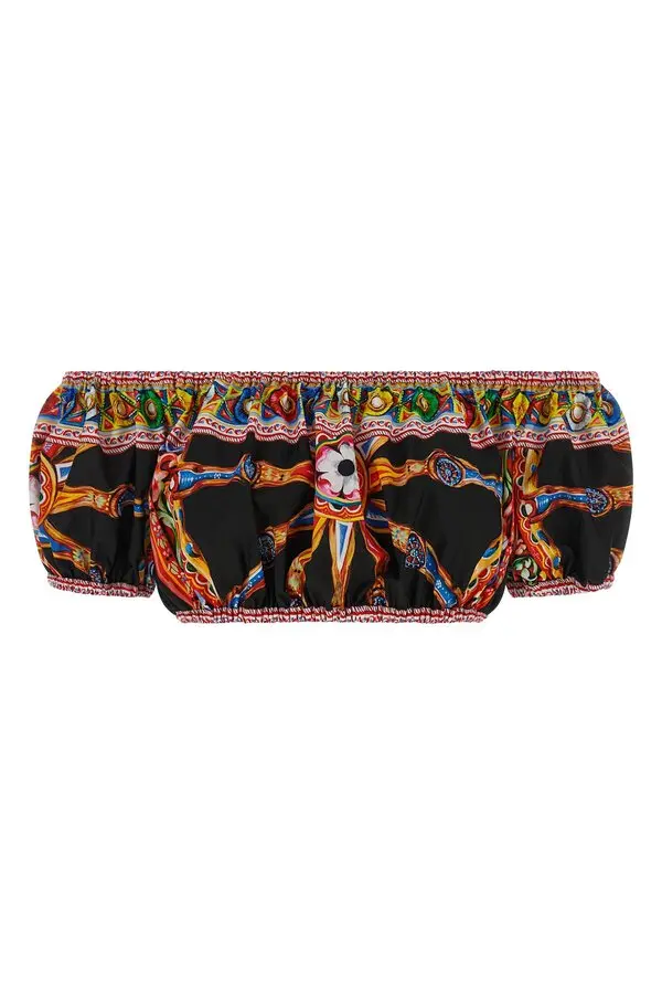 Dolce & Gabbana Carretto Print Top - Multi