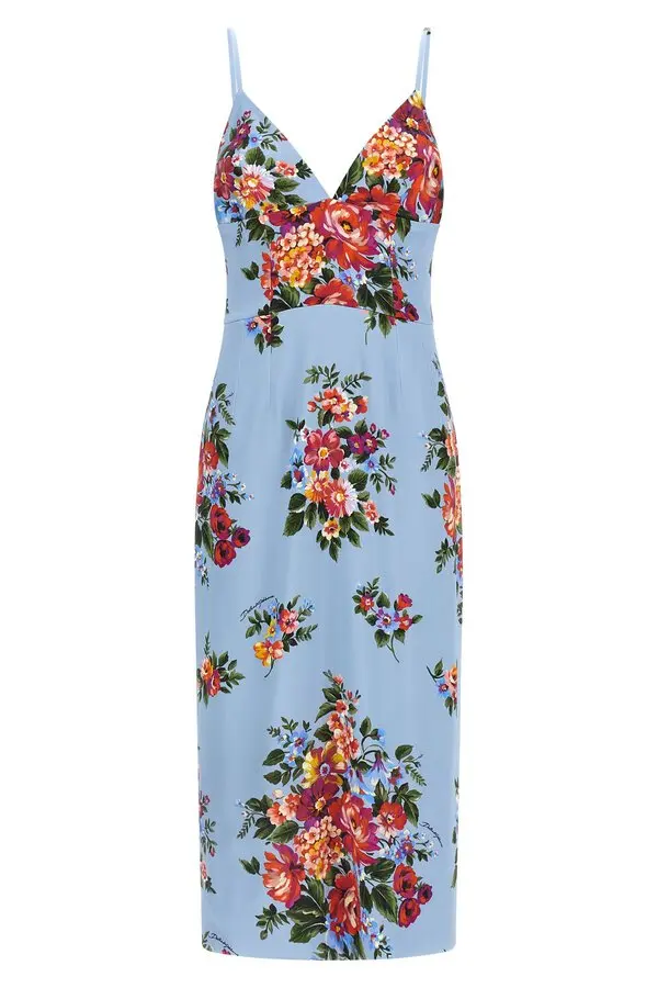 Dolce & Gabbana Midi Dress With Thin Straps