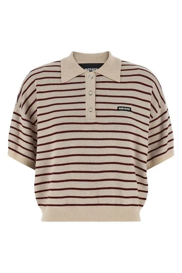 ROTATE BY BIRGER CHRISTENSEN Slinky Knit' Polo Shirt