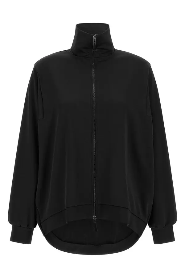 DI.LA3 PARI' Di. La3 Pari' Sculptural Zip-front Sweatshirt