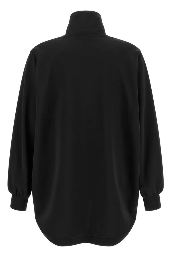 DI.LA3 PARI' Di. La3 Pari' Sculptural Zip-front Sweatshirt