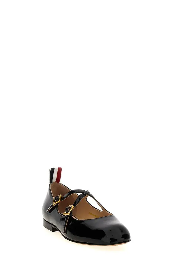 Thom Browne Criss Cross Thom John' Ballerinas
