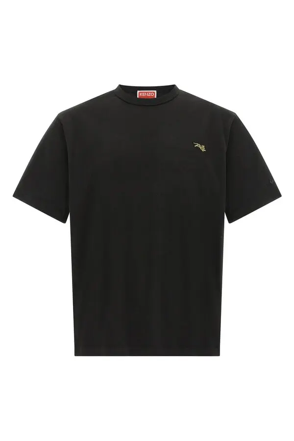 Kenzo T-shirt With Jumping Tiger Embroidery