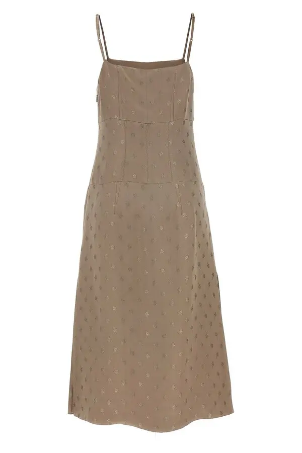 Fendi Flower Satin J' Dress