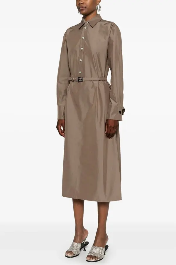 Fendi Dress 'chemisier With Ff Belt