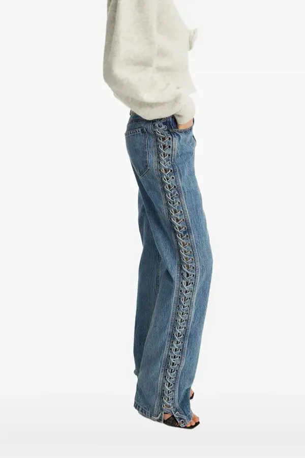 ROTATE BY BIRGER CHRISTENSEN Jeans 'laced Straight Leg