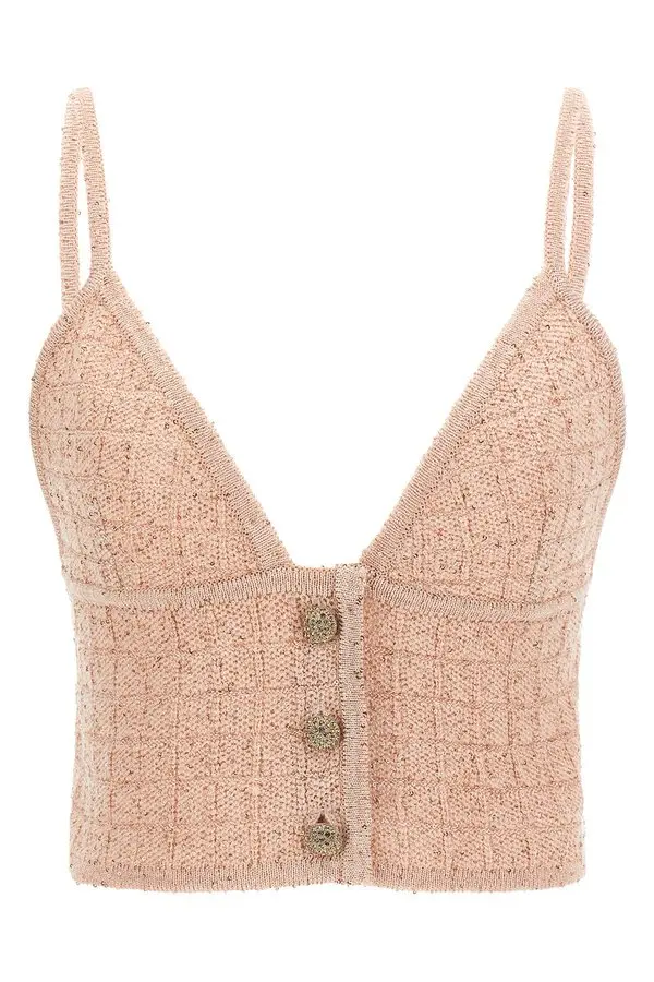 Alessandra Rich Top 'paillettes