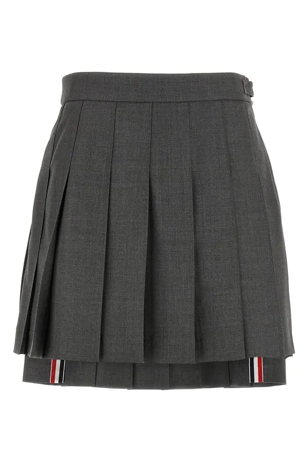 Thom Browne Twill Pleated' Skirt