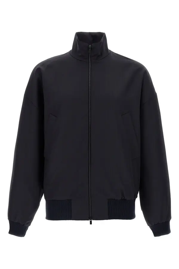 Fear Of God Casual Jacket High Neck Detail - Blue