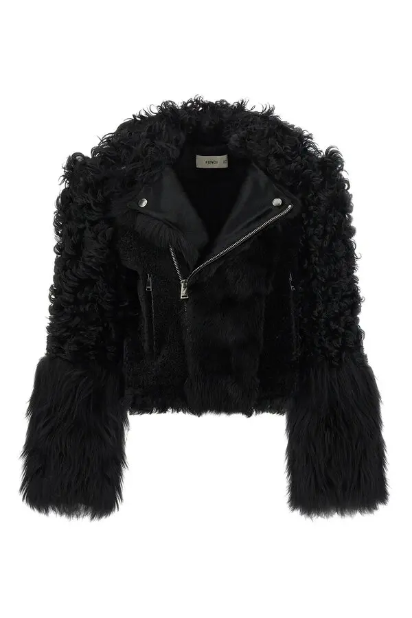 Fendi Biker 'blouson' Jacket - Black