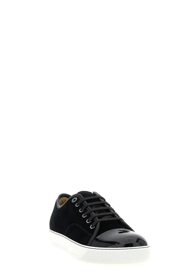LANVIN Dbb1 Sneaker With Patent Leather Toe