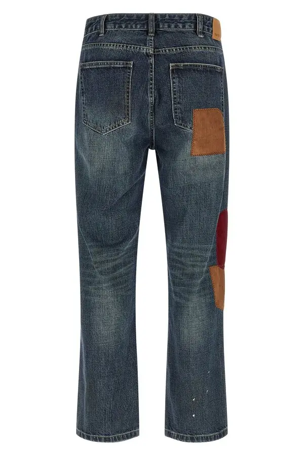 FOUND Jeans With Patchwork Details