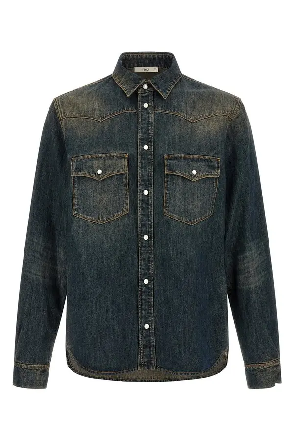 Fendi Bananatex Denim Shirt