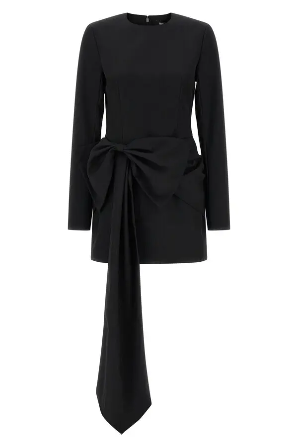 ROTATE BY BIRGER CHRISTENSEN Maxi Bow' Mini Dress - Black