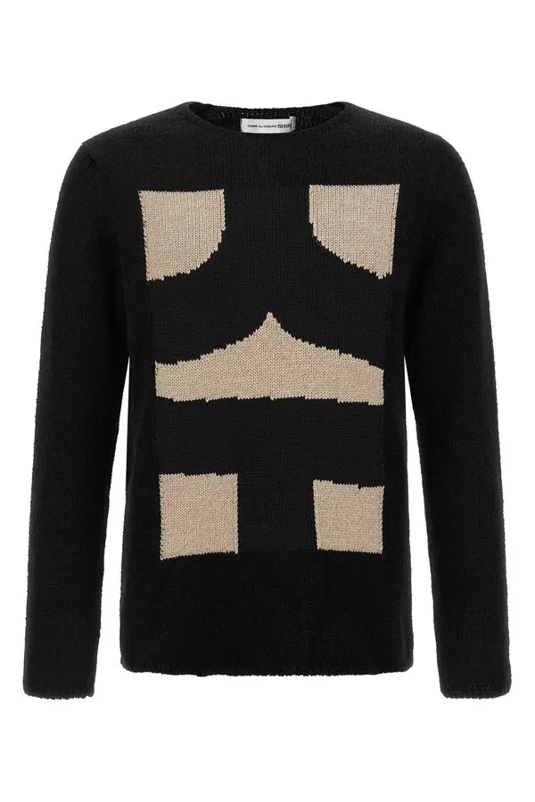 Comme Des Garçons Intarsia Sweater