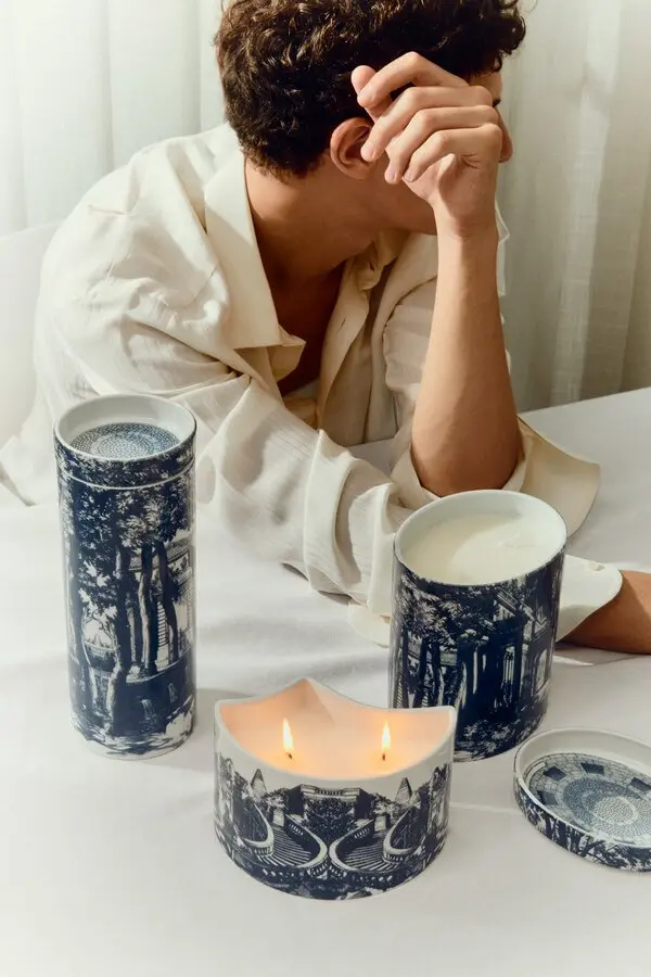 FORNASETTI Candle 'nel Mentre Giardino Settecentesco