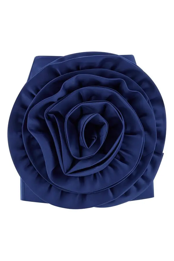 ROTATE BY BIRGER CHRISTENSEN Maxi Flower Mini Skirt - Blue