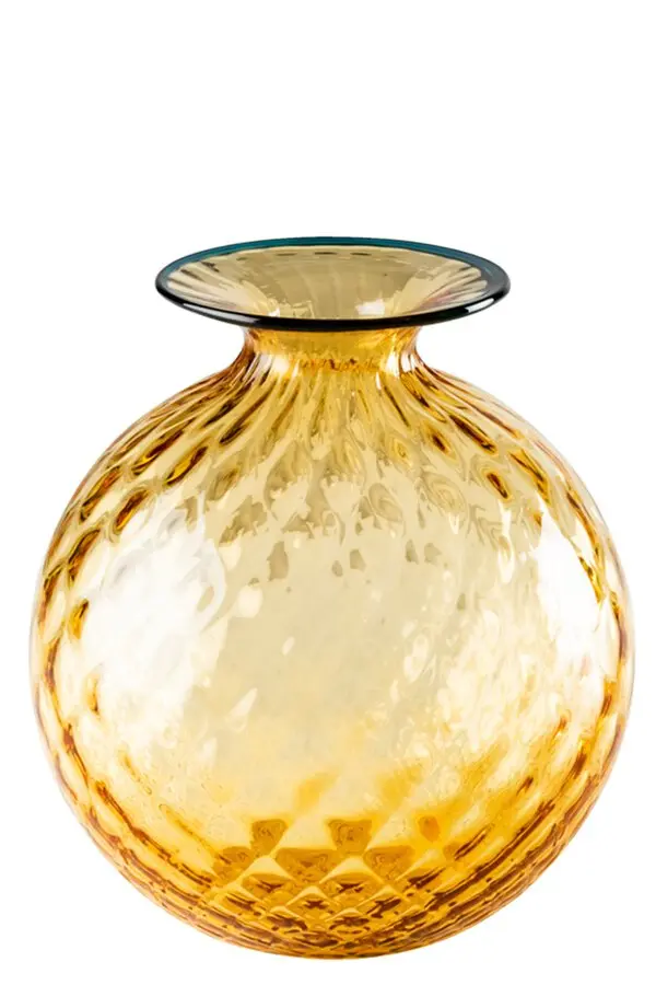 VENINI Vase 'monofiore Balloton - Yellow
