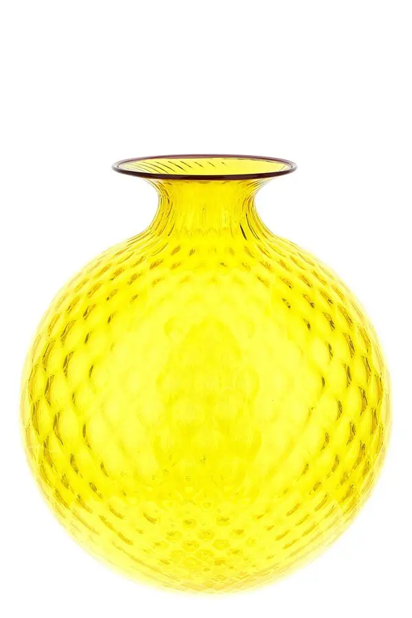 VENINI Vase 'monofiore Balloton Grande - Yellow