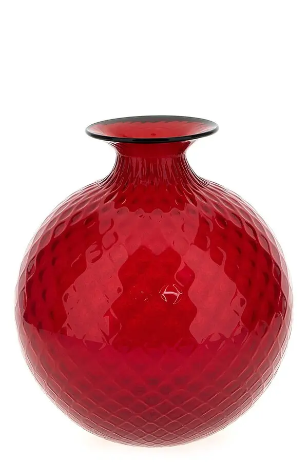 VENINI Vase 'monofiore Balloton Large - Red
