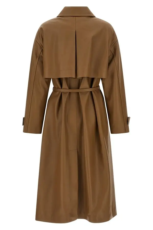 Fendi Trench Coat 'soprabito Nappa Leather