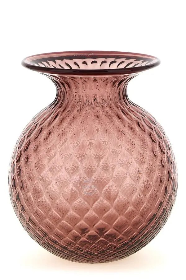 VENINI Balloton Fiori Vase Optical Texture