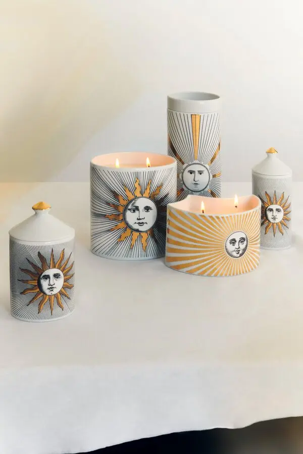 FORNASETTI Candle 'nel Mentre Trittico Soli