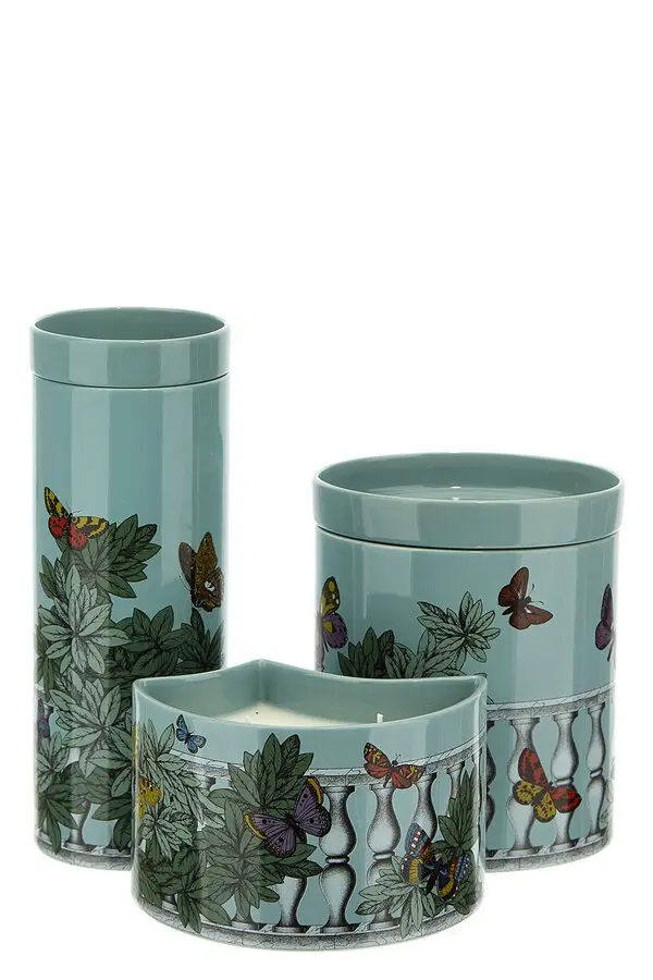 FORNASETTI Farfalle Balaustra' Candle Triptych