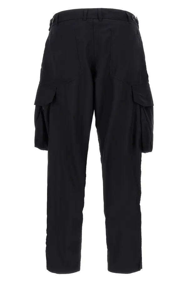 Comme Des Garçons Pinstriped Cargo Trousers