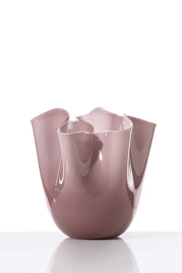 VENINI Fazzoletto Opal Glass Vase