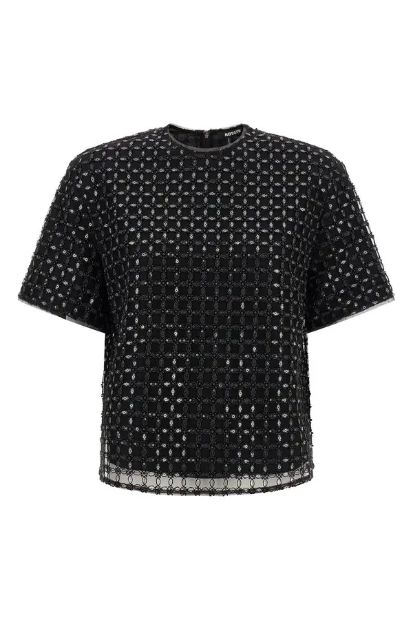 ROTATE BY BIRGER CHRISTENSEN Top 'beaded Oversize