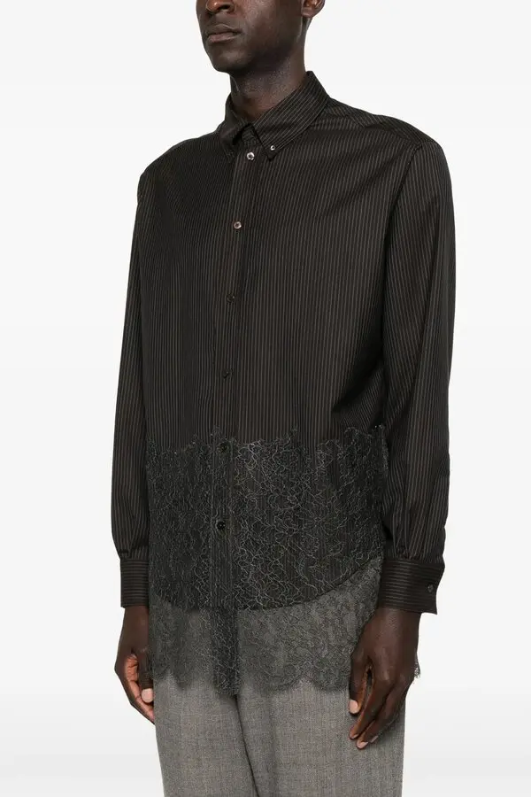Fendi Shirt 'wool With Lace