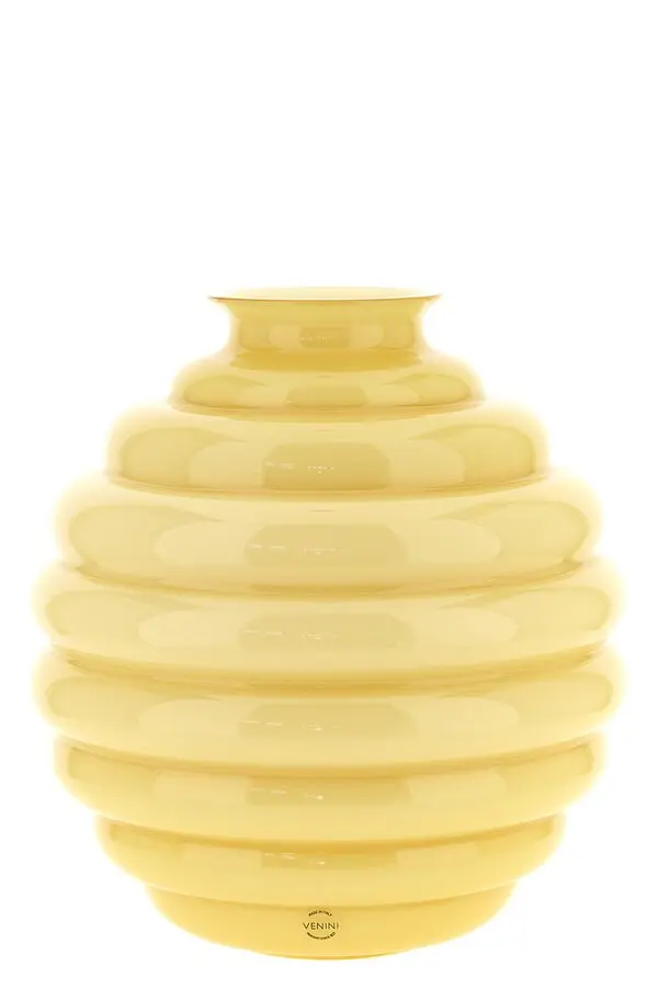 VENINI Large 'deco' Vase In Luminous