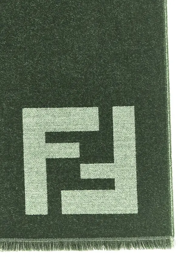 Fendi Scarf With Ff Jacquard Motif