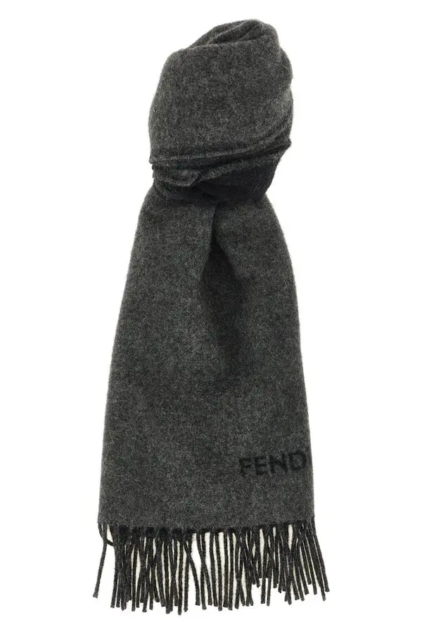 Fendi Long Double-face Scarf